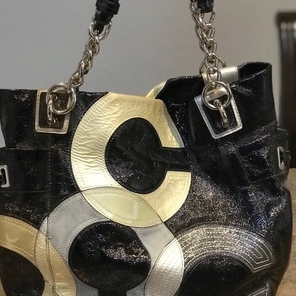 Coach | Bags | Coach Peyton Inlaid C Tote Bag | Poshmark